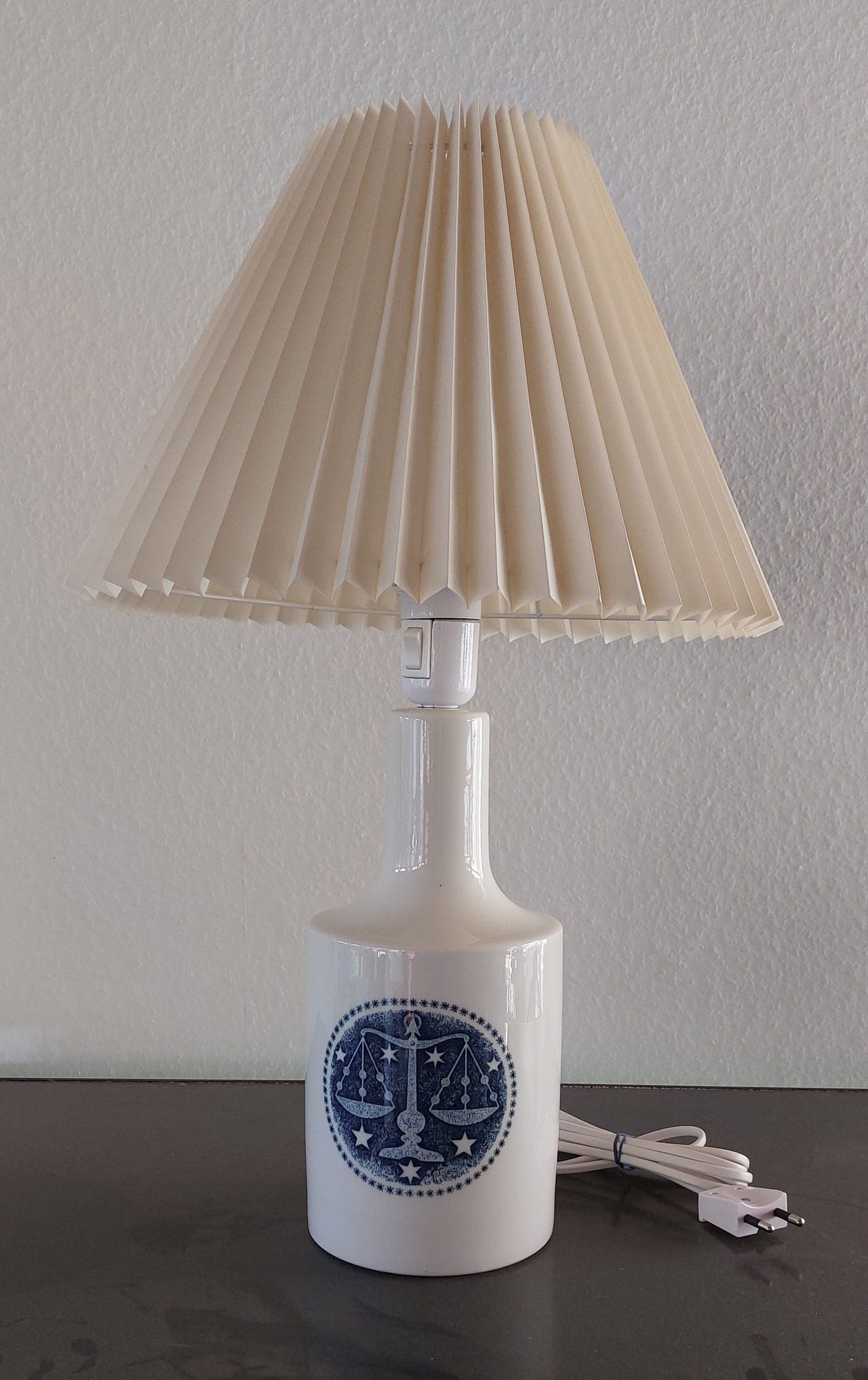 Royal Copenhagen stjernetegnslampe. | DBA