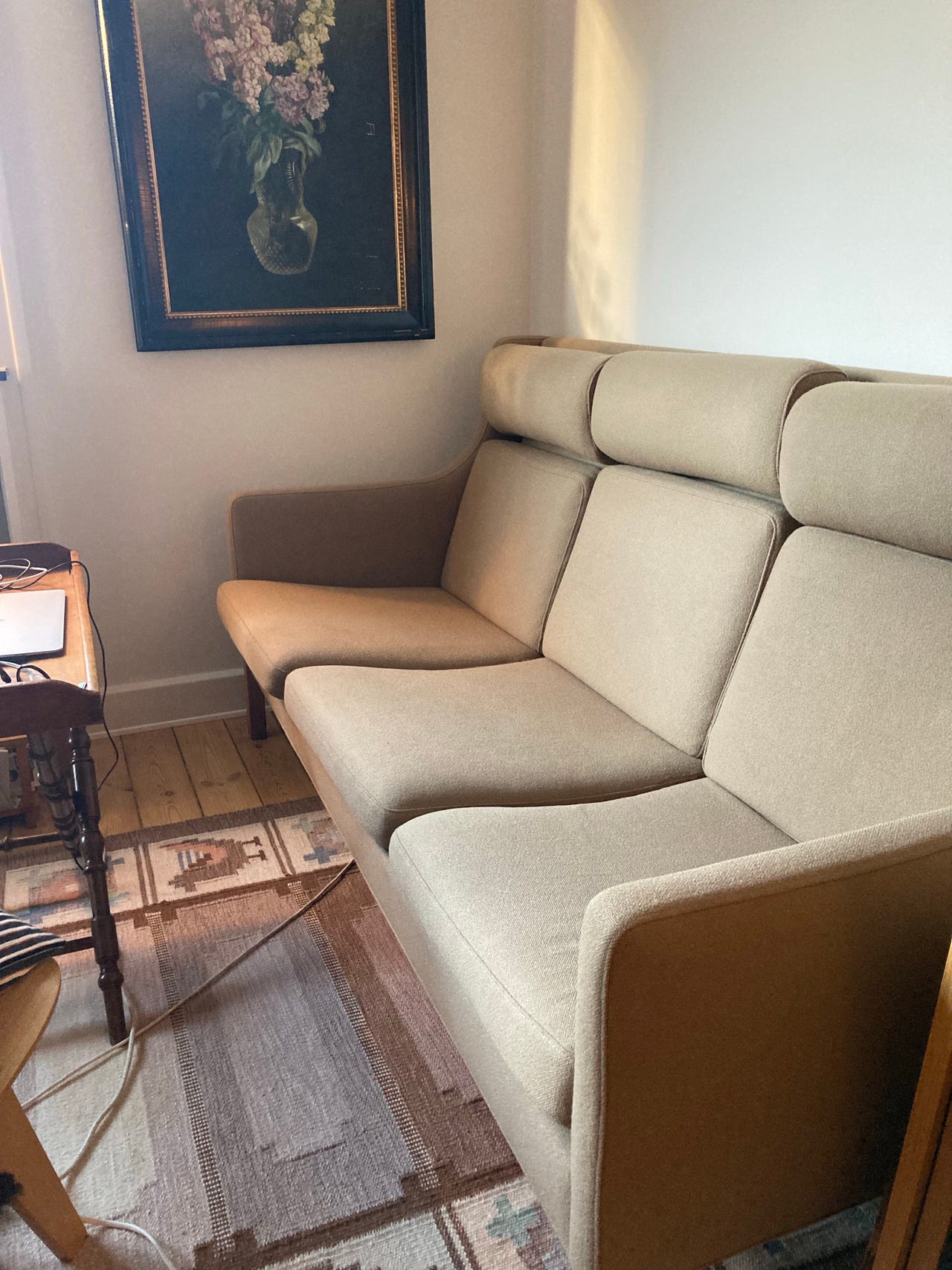 Lille kupé sofa model 2432 Børge Mogensen trepersoners sofa | DBA