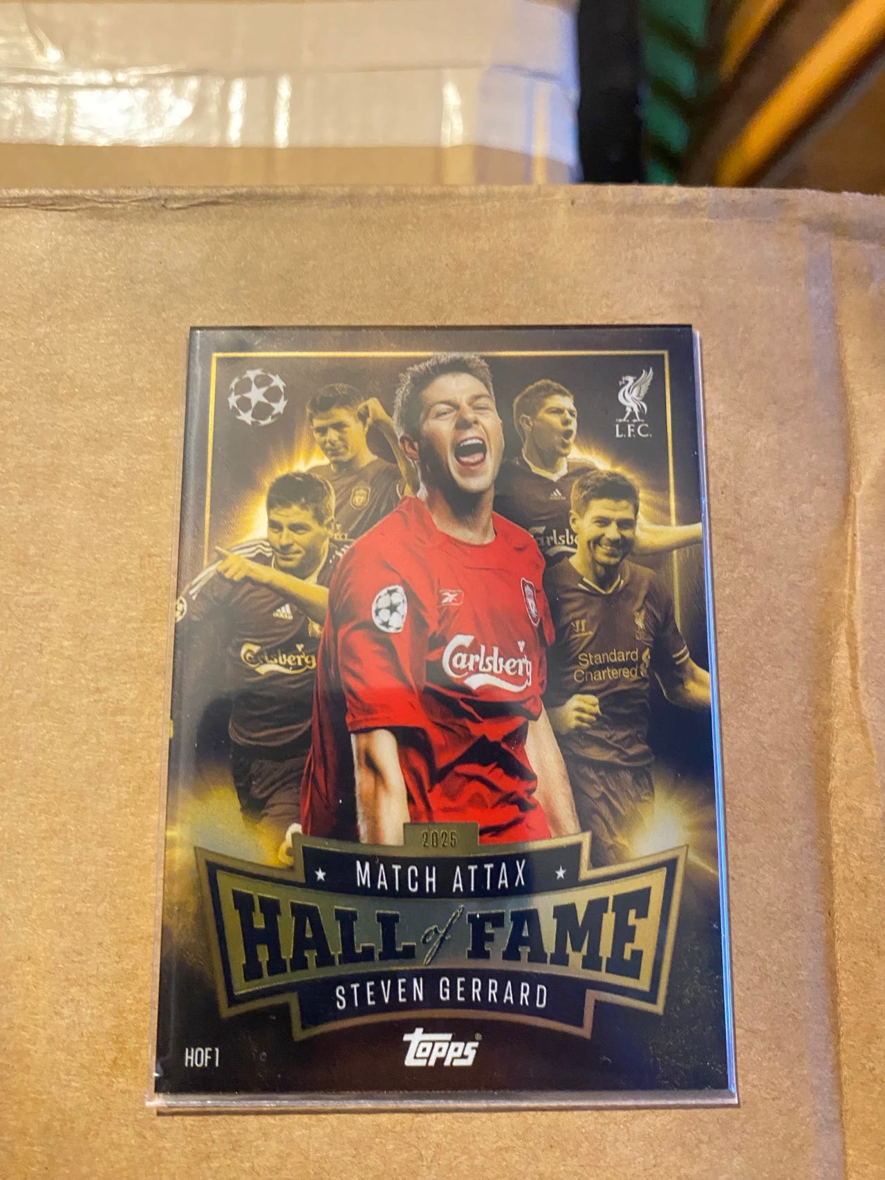 Match Attax Hall of Fame Steven Gerrard Samlekort | DBA