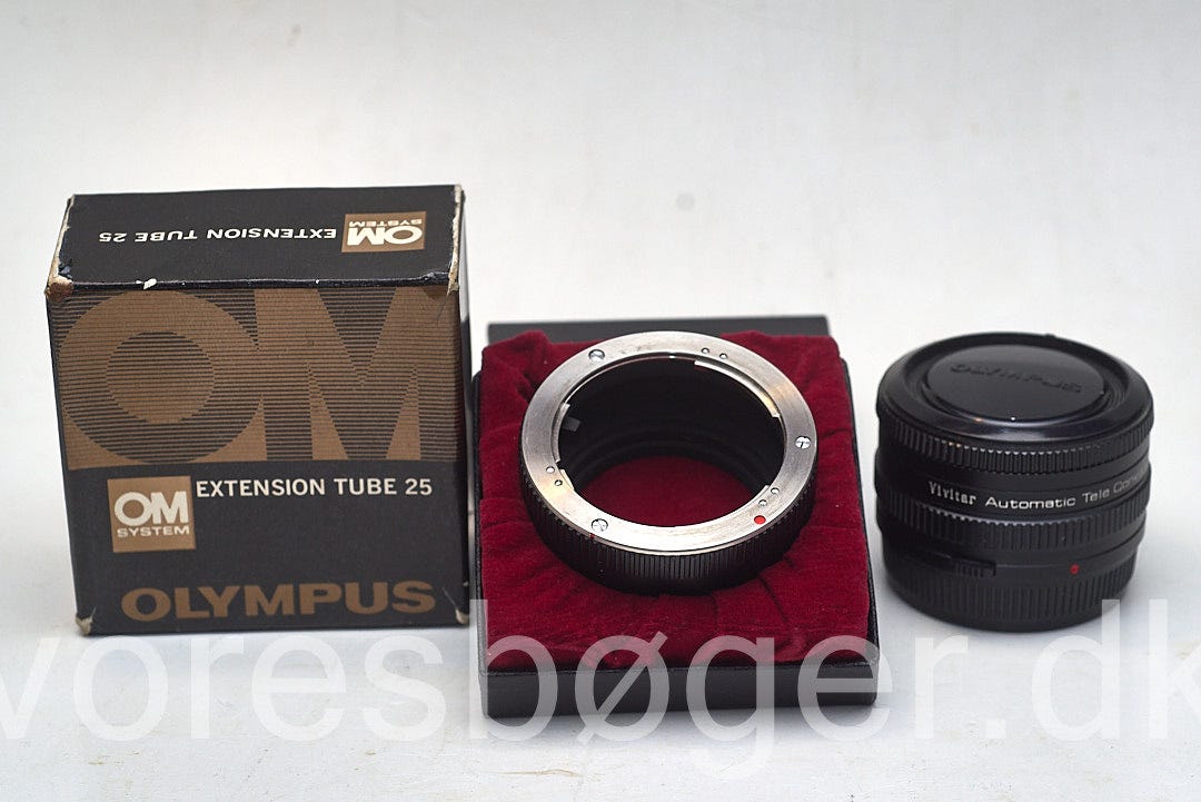 Olympus OM -Telekonverter Vivitar175 + Extension tube 25 | DBA