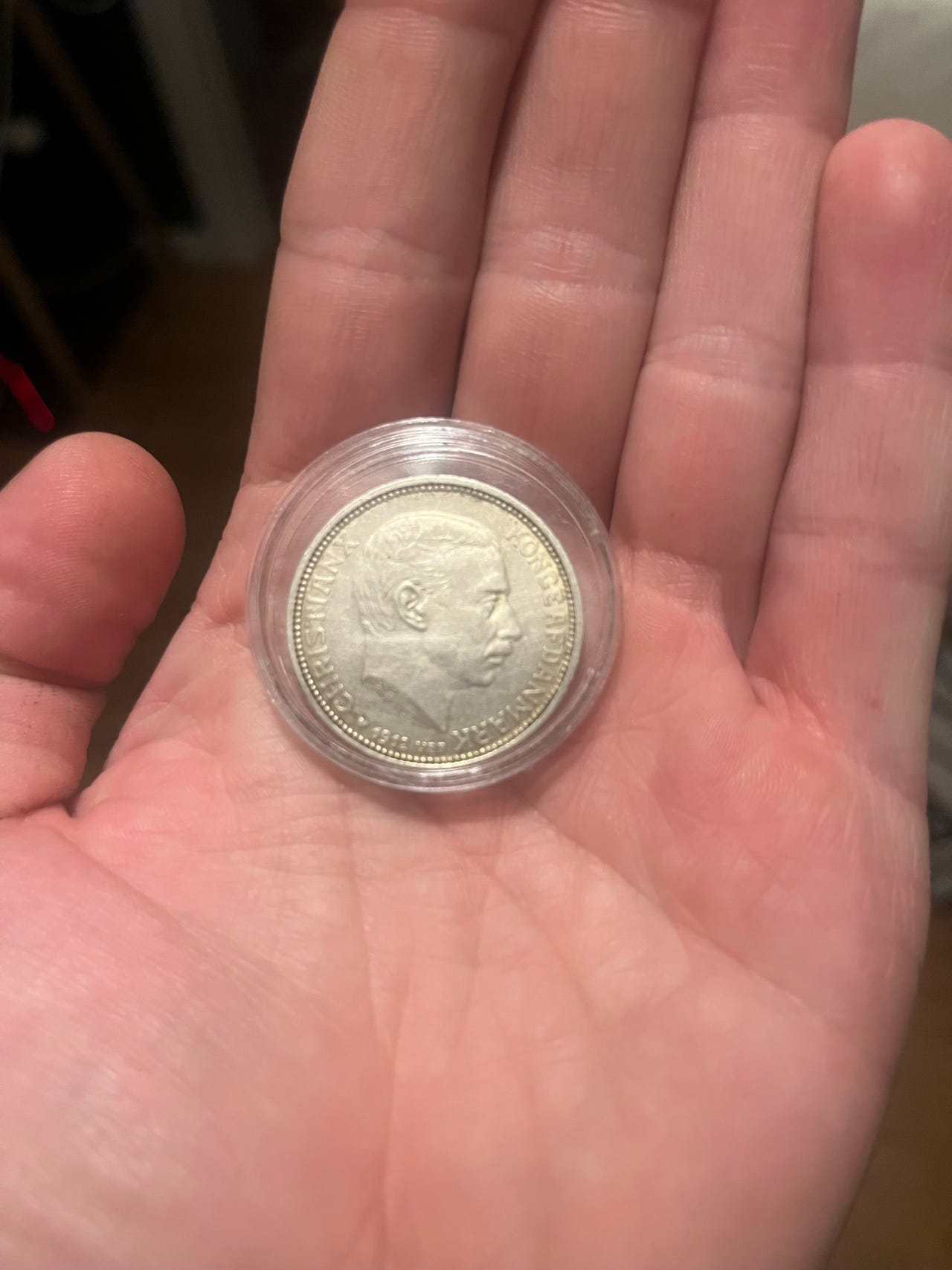 Tronskifte Frederik 8 - Christian X 15 gram 0,800 sølv | DBA