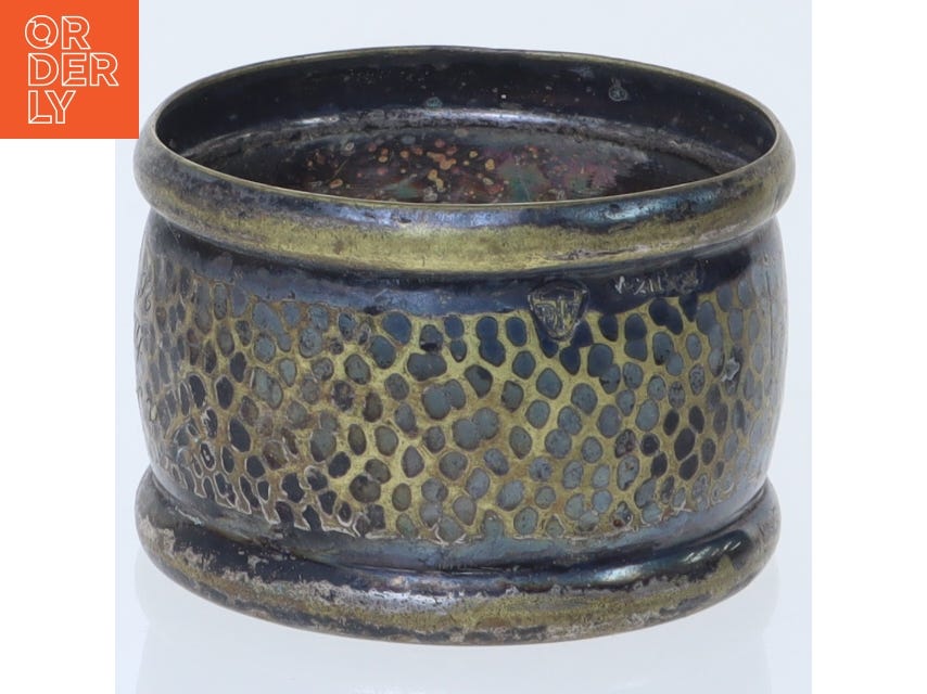 Sølv servietring (str. Ø 4,5 cm) | DBA