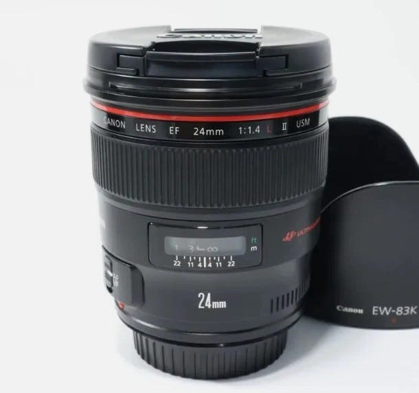 Canon EF 24mm f/1.4L II USM objektiv | DBA