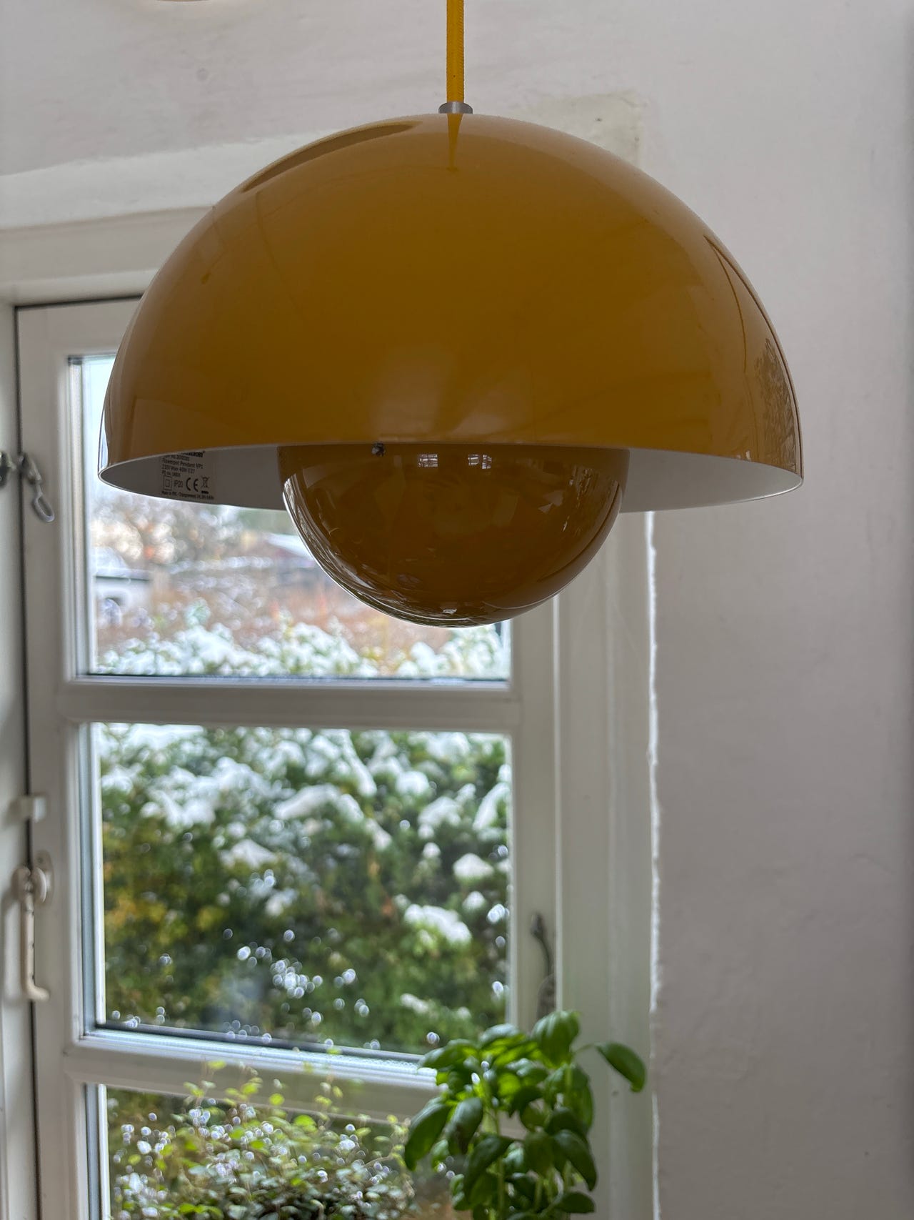 Verner Panton flowerpot lamper mustard | DBA
