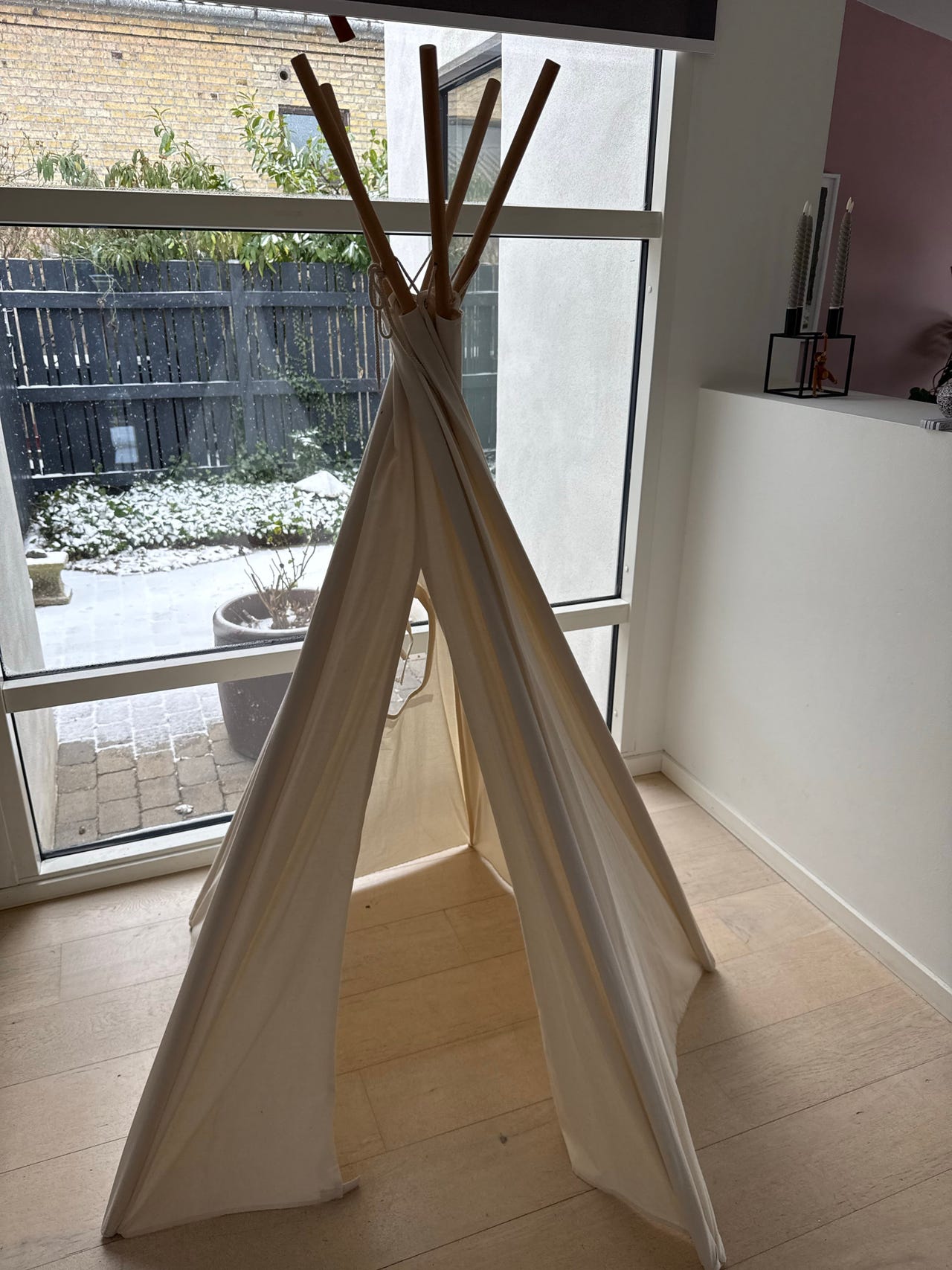 Kids Concept Børnetelt i naturfarvet stof | DBA