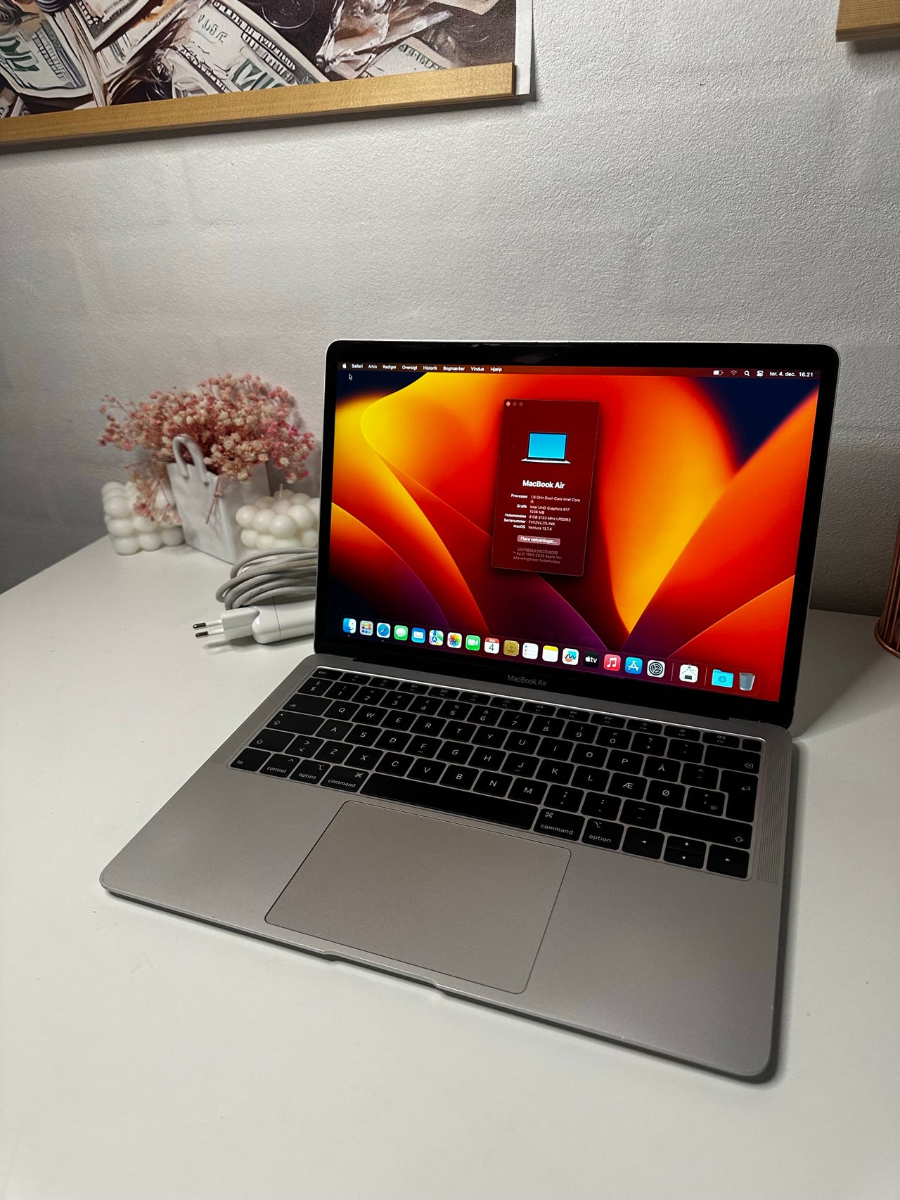 MacBook Air 2019 13” Space Grey(Perfekt stand) | DBA