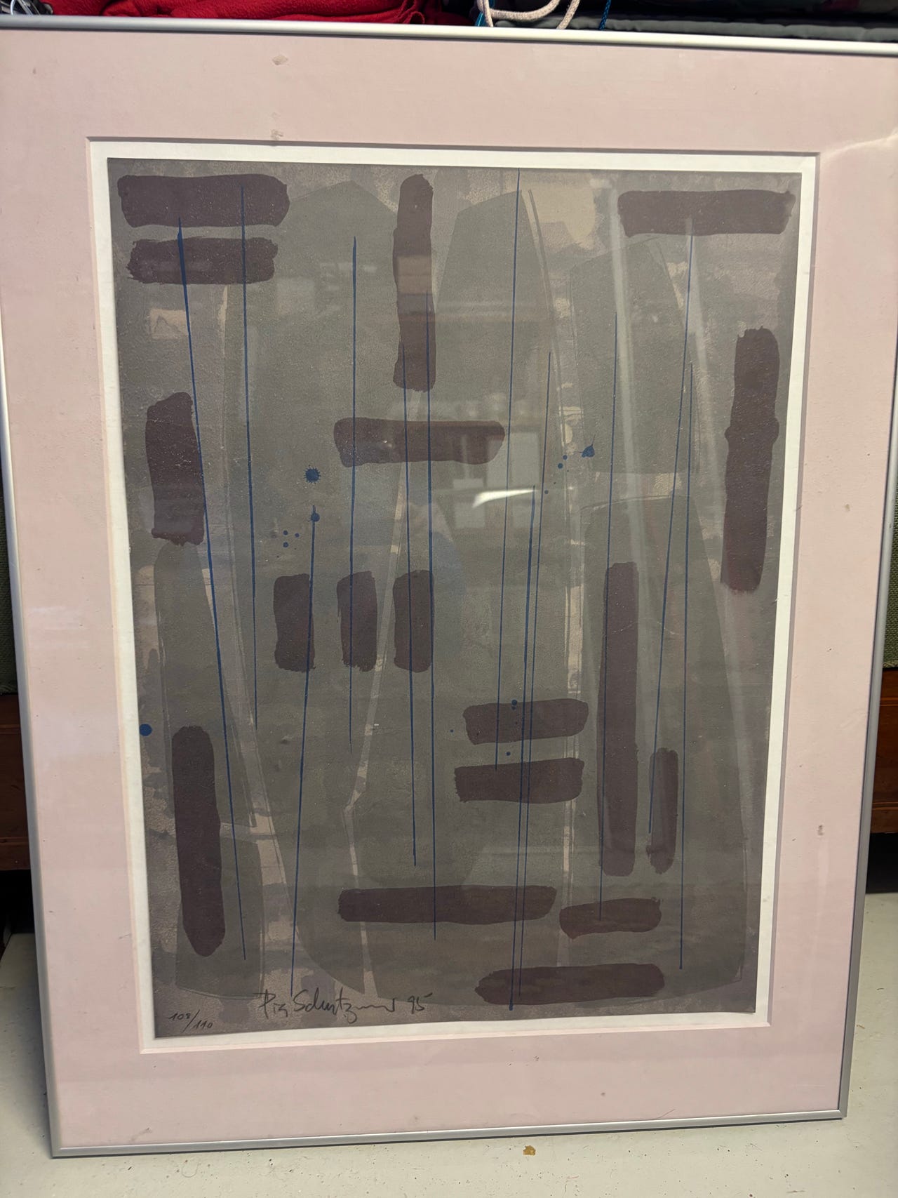 Pia Schutzman litografi i berammet | DBA