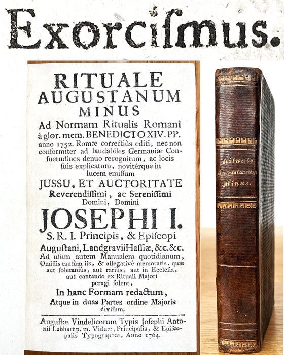 Joseph - [EXORZISMUS] Rituale Augustanum minus - 1764 | DBA