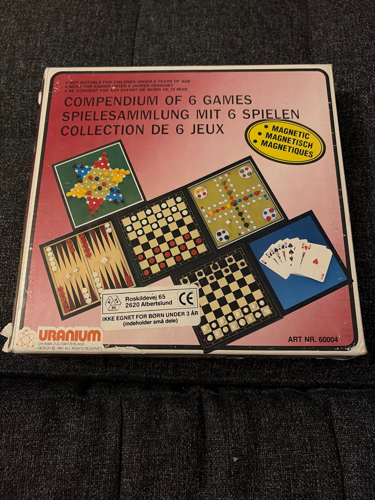 Uranium Compendium of 6 Games Magnetisk Spil Sæt | DBA