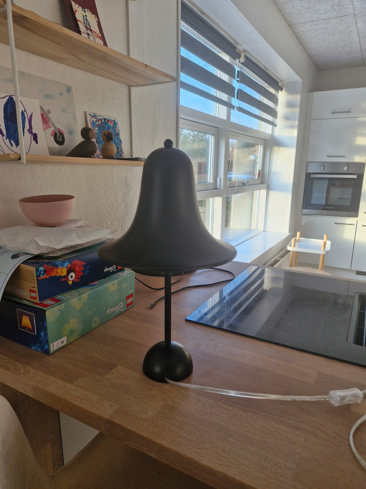 Verner Panton Pantop bordlampe sort metal | DBA