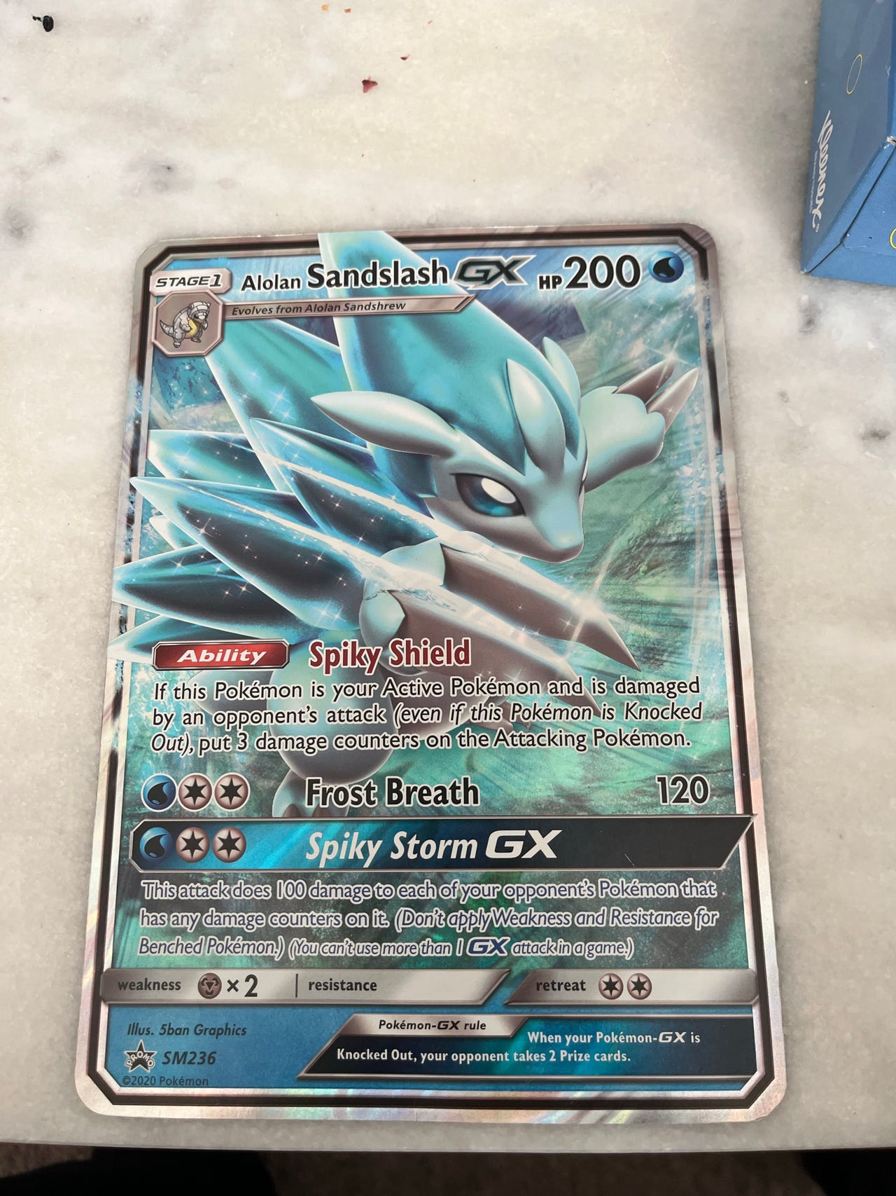 Pokémon Alolan Sandslash GX Samlekort BIG KORT | DBA