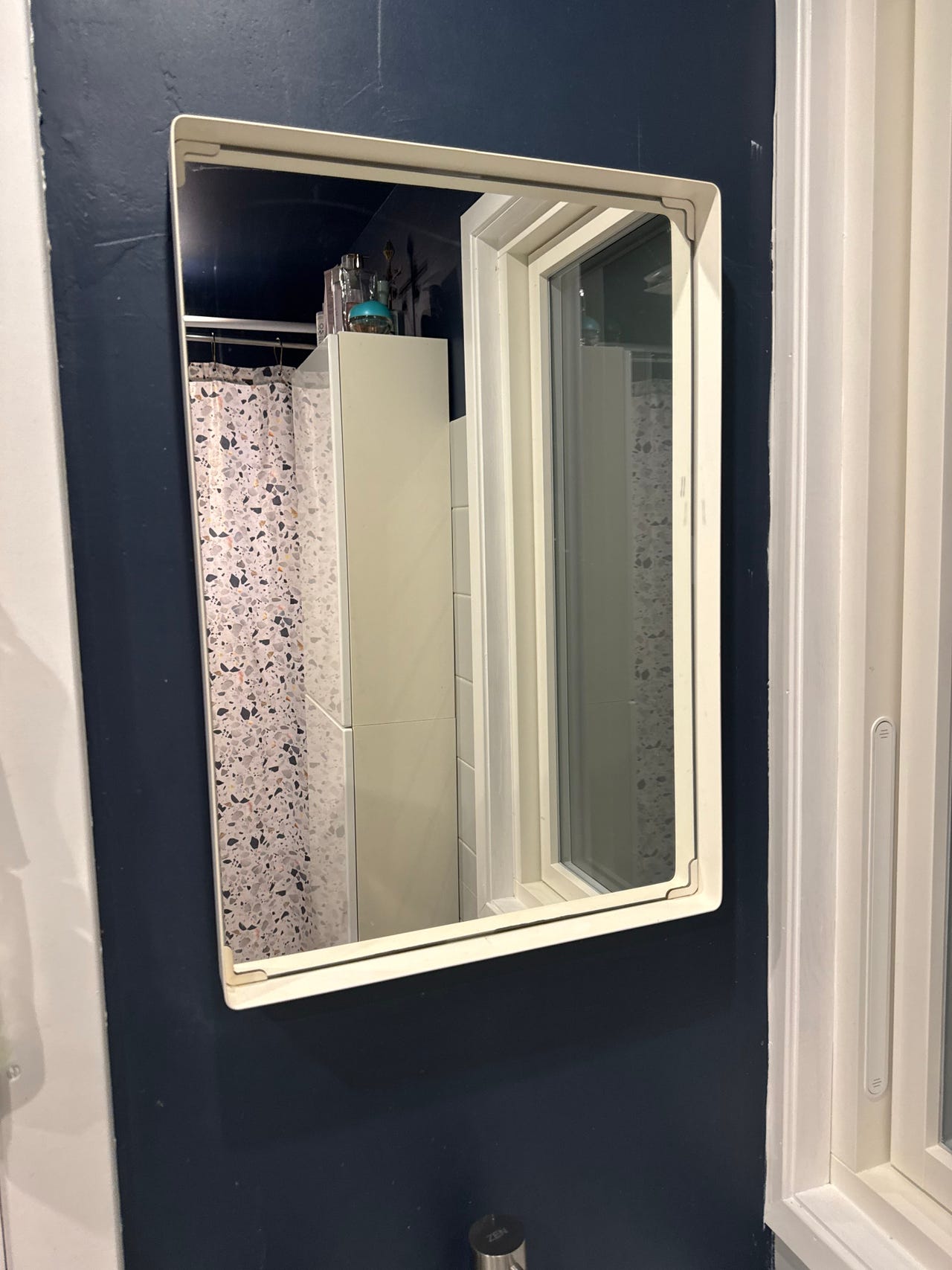 IKEA Spejl med hvid ramme | DBA