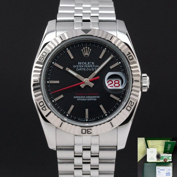 Rolex - Datejust Turn-O-Graph - 116264 - Unisex - 2005 | DBA