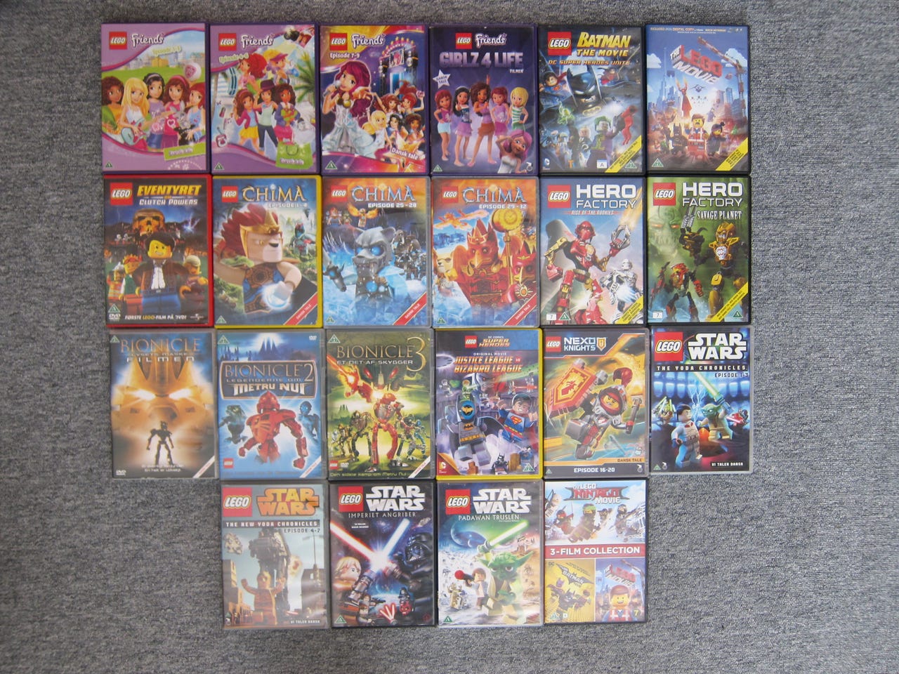 Lego film dvd, originale med dansk tale. | DBA