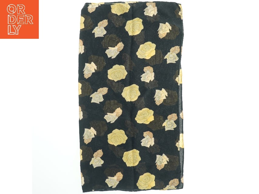Charlotte Sparre Silke Vintage tørklæde med rosemønster (str. 50 x 50 ...
