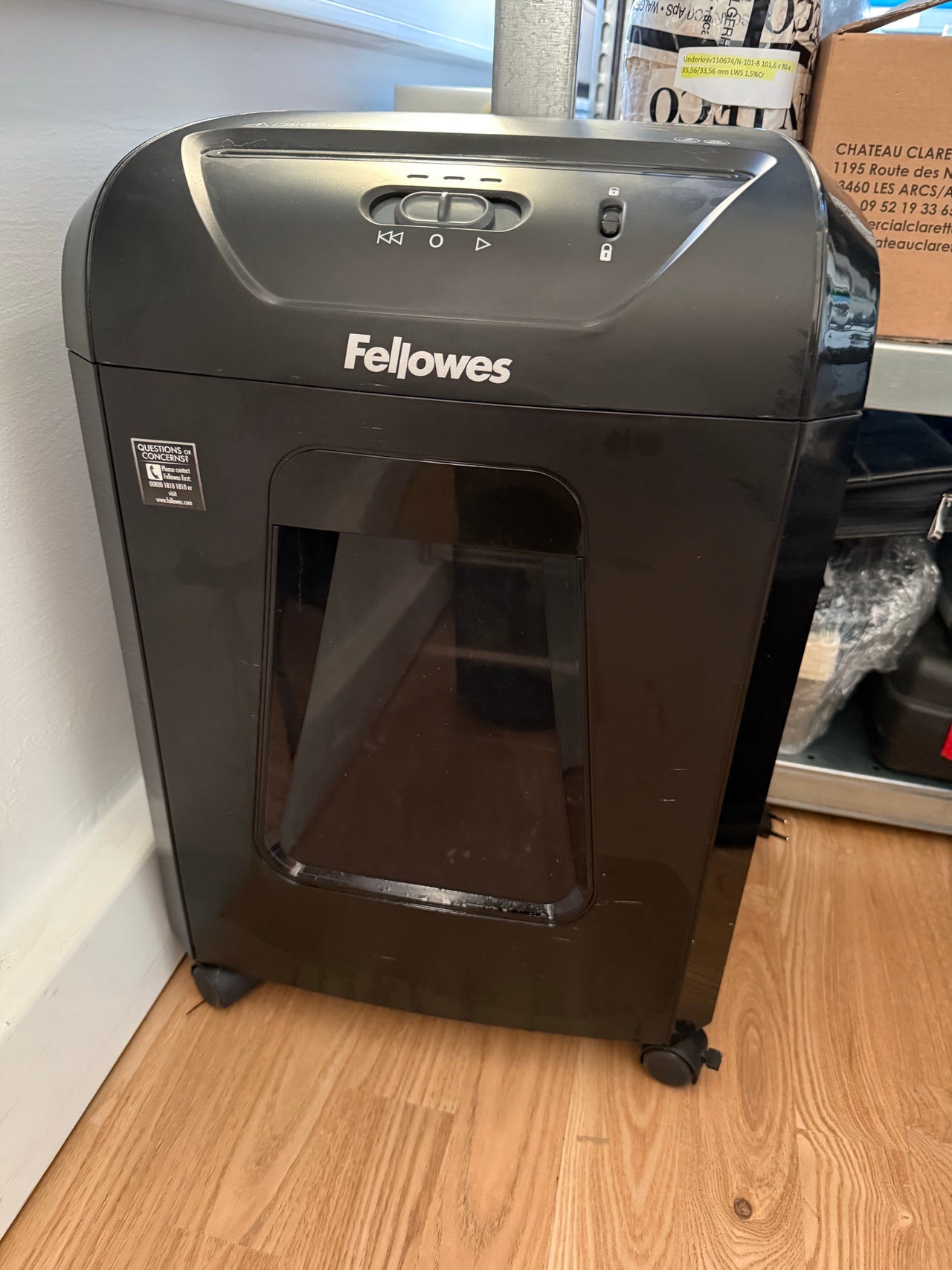 Fellowes 359-Pd Makulator sort samt olie | DBA