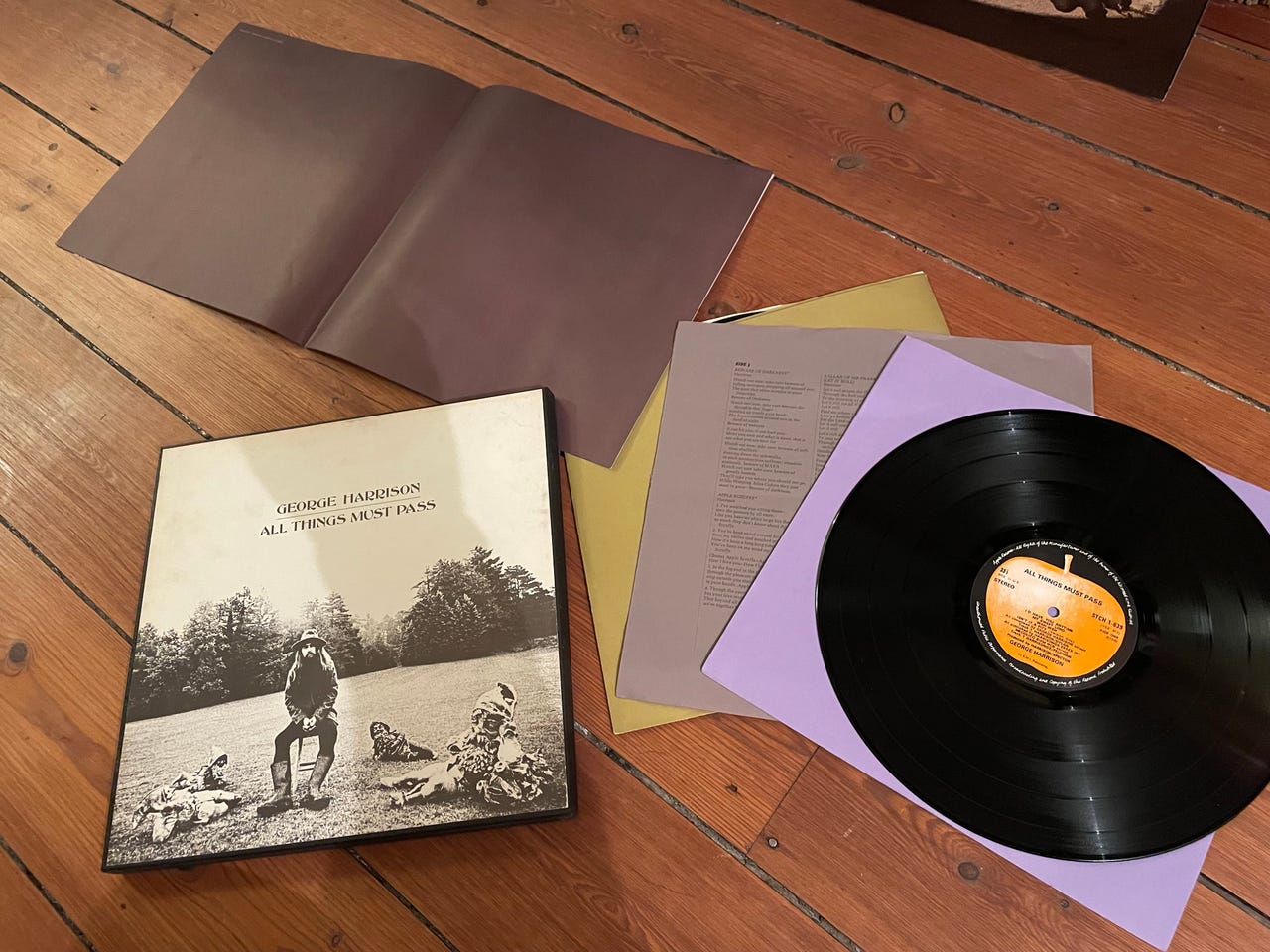 George Harrison All Things Must Pass 3xLP Box + plakat | DBA