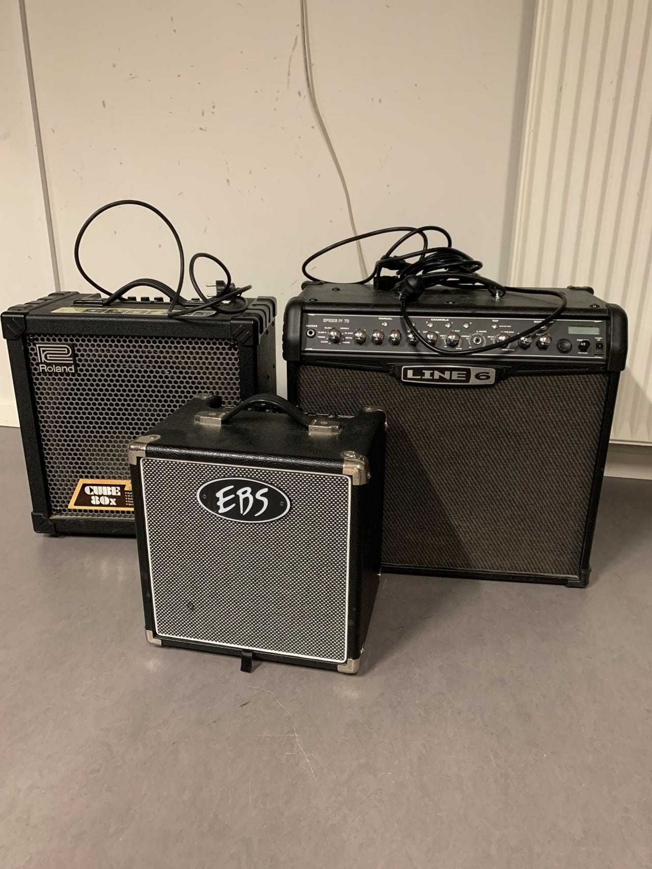Forstærkersamling - EBS, Roland, Line6 | DBA