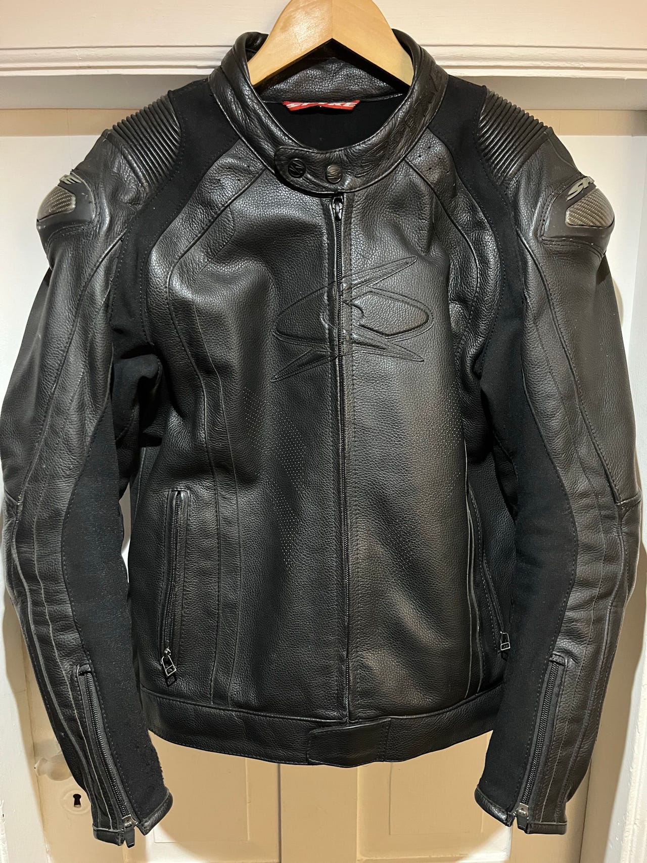 MC læder jakke Spyke blaster GP str. 52 | DBA