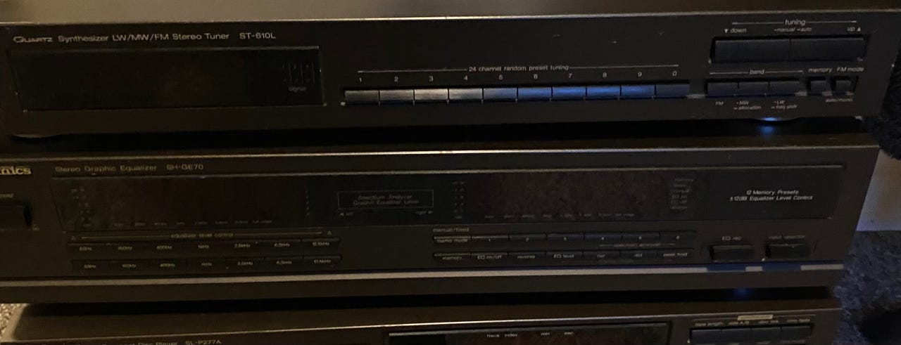 Technics stereo graphic equalizer SH-GE70 | DBA