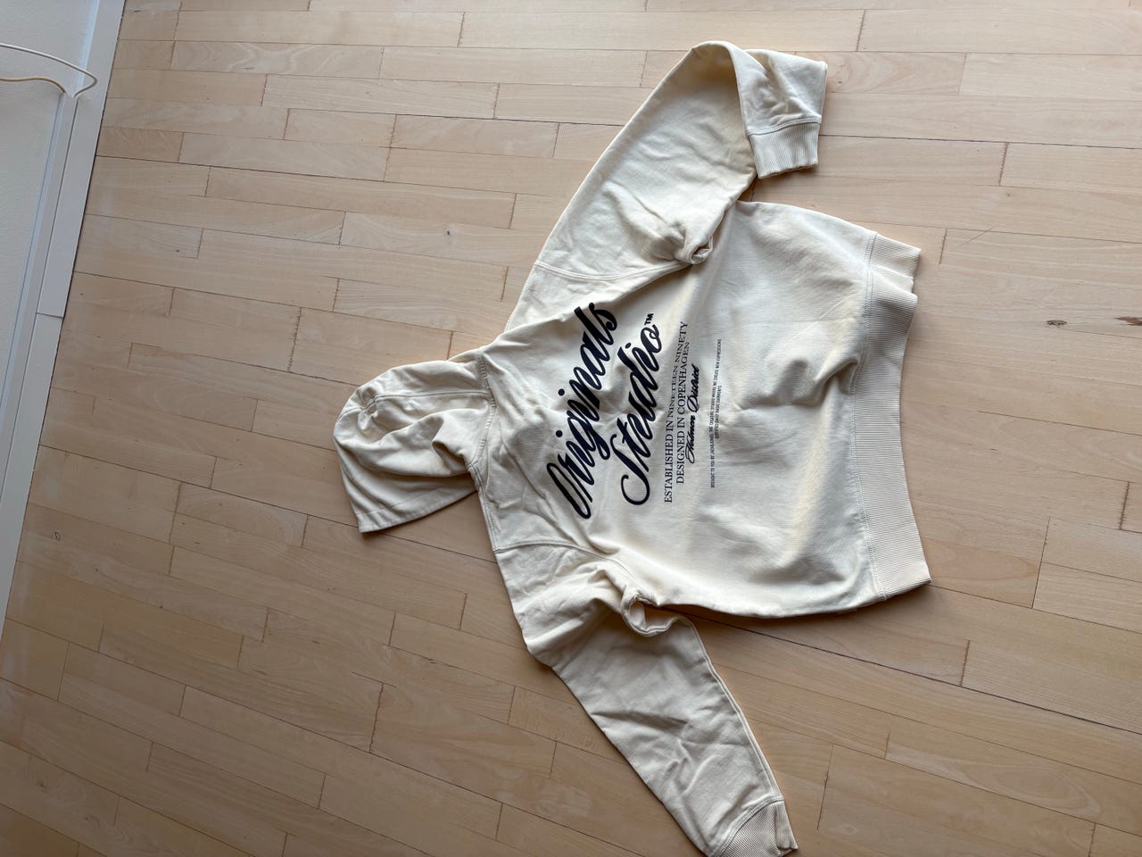 Jack & Jones hoodie gul bomuld L | DBA