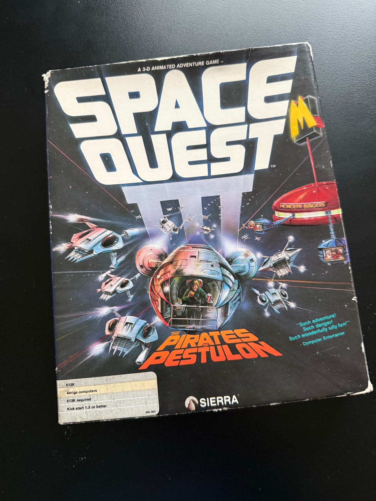 Space Quest III (3) fra Sierra On-Line til Amiga | DBA