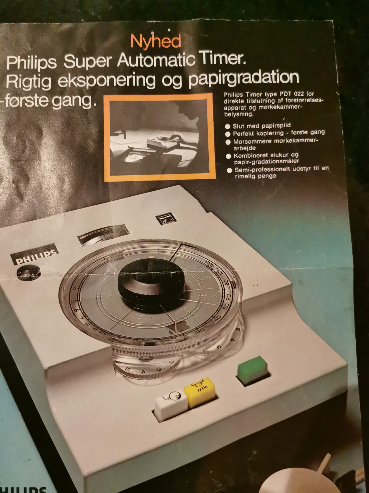 Timer til mørkekammeret. Phillips super automatic PDT 022. | DBA