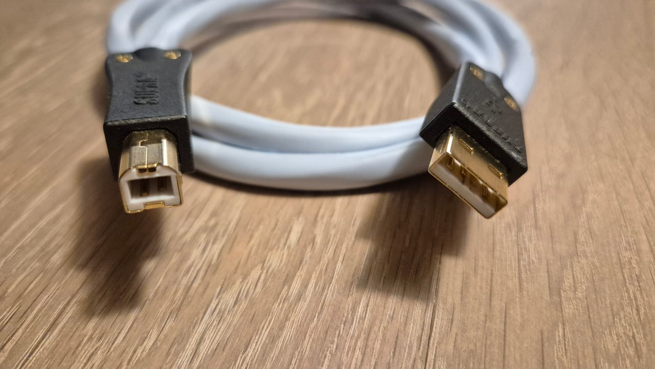 SUPRA USB 2.0 High Performance – Hi-Fi USB-kabel (USB-A → USB-B) 1 m | DBA