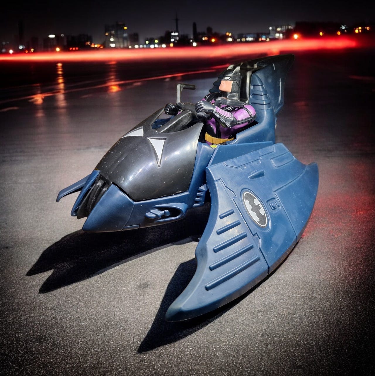 Batman Kenner Aero-Bat vehicle (100% komplet med æske) | DBA