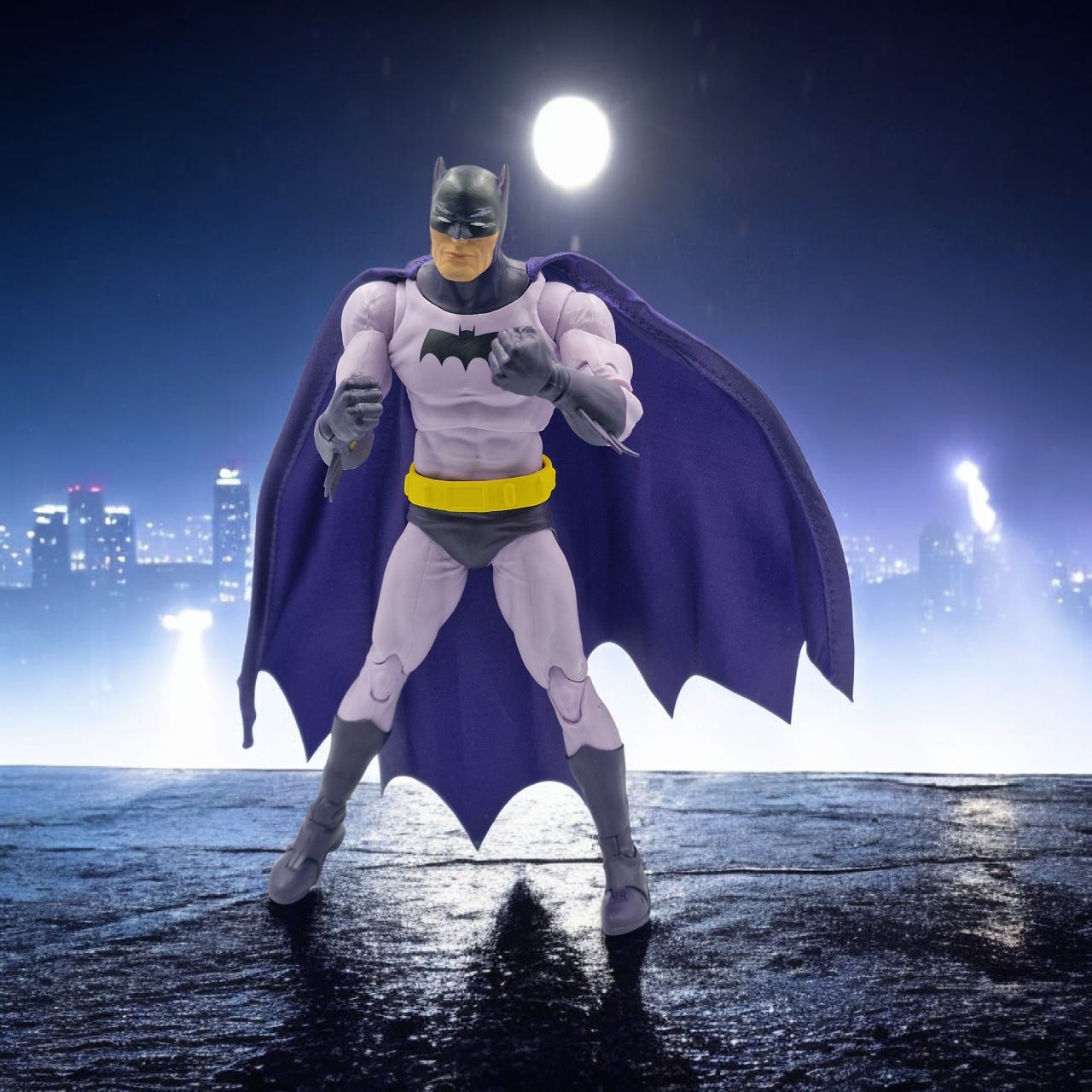 McFarlane Toys batman purple suit med æske | DBA