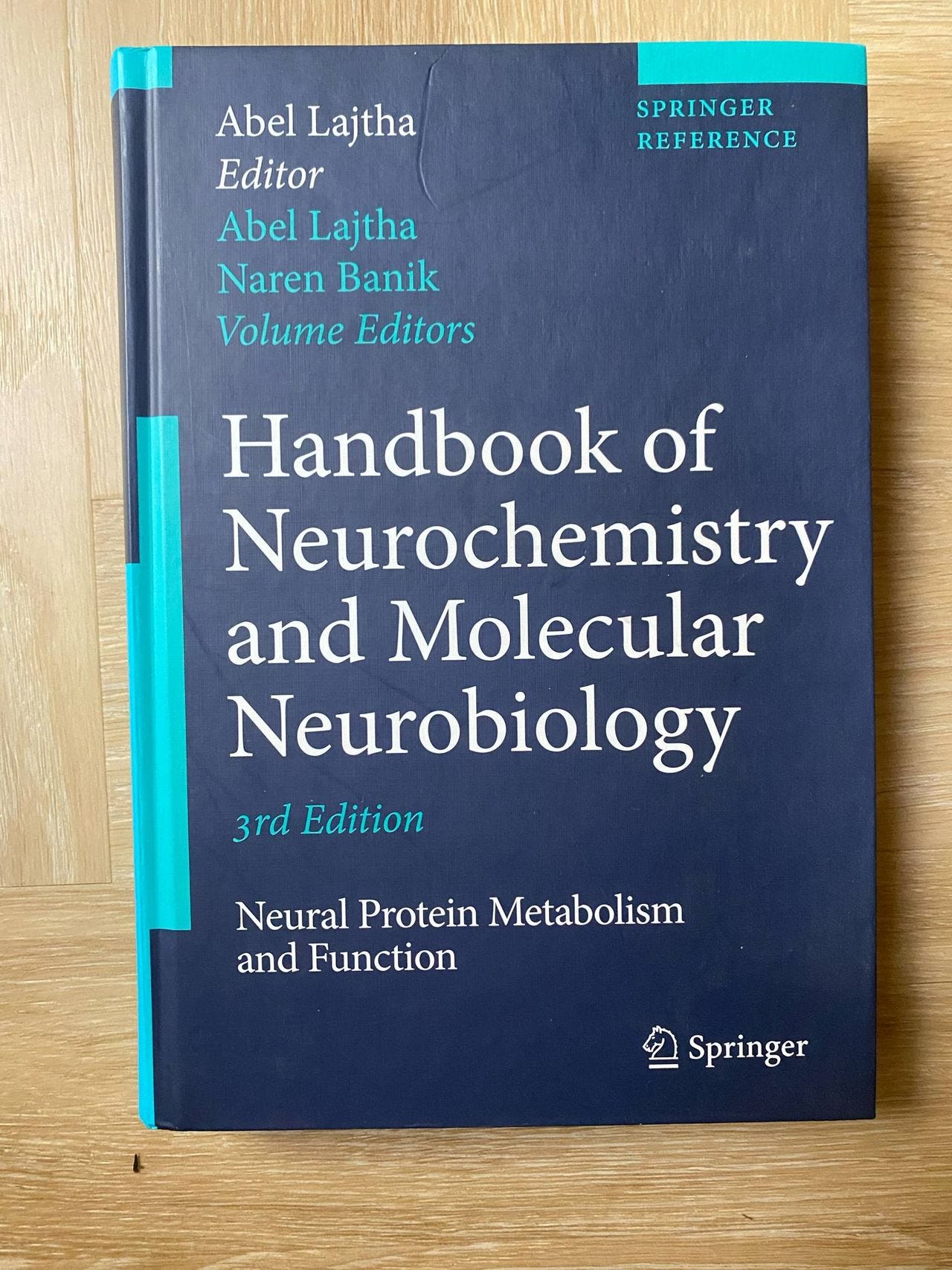 Handbook of Neurochemistry and Molecular Neurobiology 3rd Edition ...