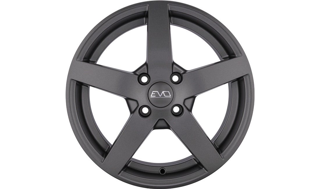 Evo fælge med vinterdæk Brio Mat Antr 7x16 4x108 | DBA