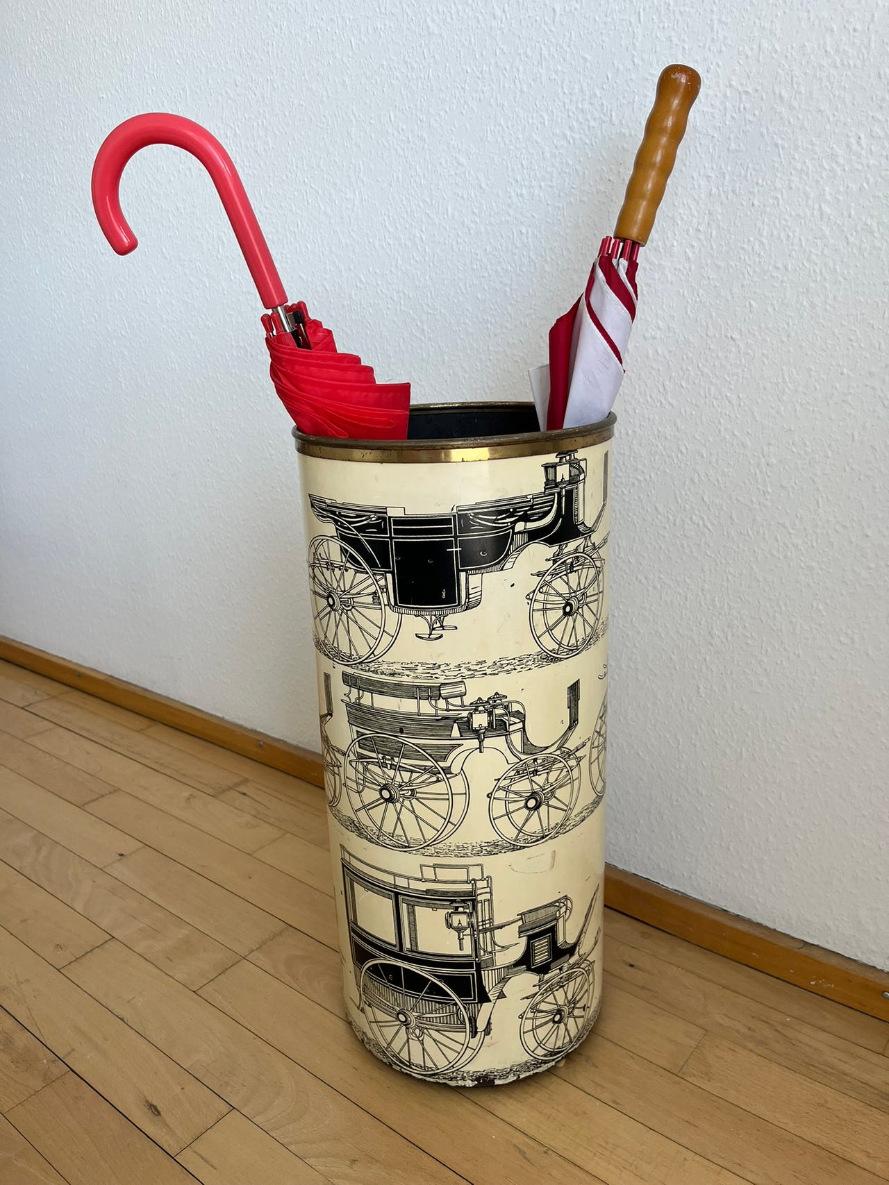 Paraplyholder, Fornasetti Milano, Umbrella Stand “Van”, Antik ...