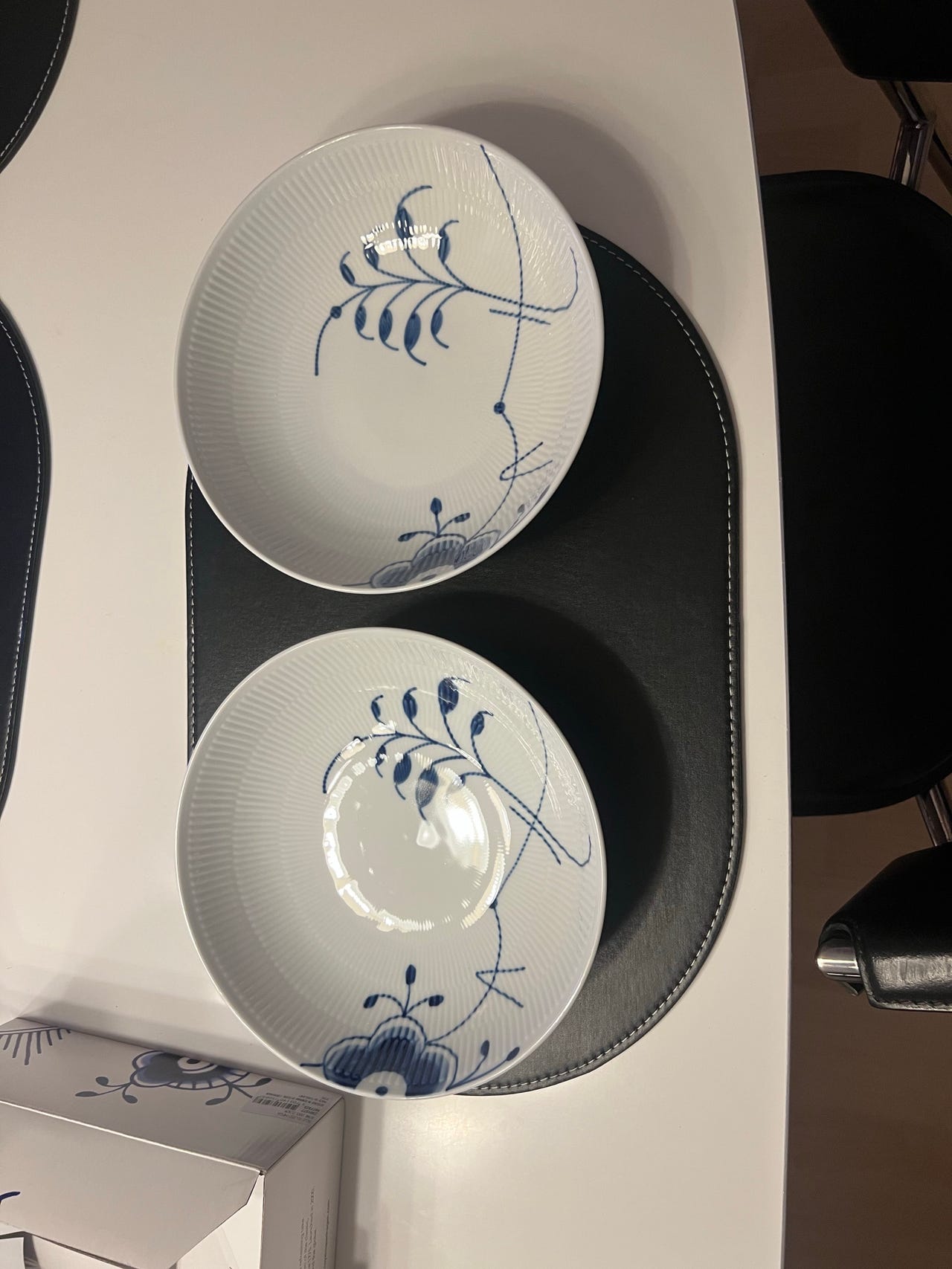 Royal Copenhagen Blå Mega Musselmalet Riflet Skål - 21,5 cm | DBA