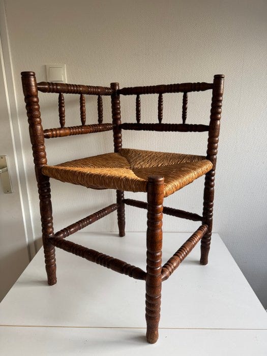 Stol - Træ - Bobbin drejet stol | DBA