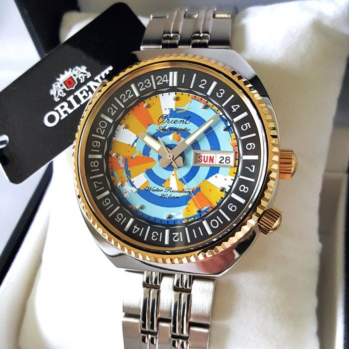 Orient - WORLD MAP - 75th Anniversary - Limited Edition - Automatic ...