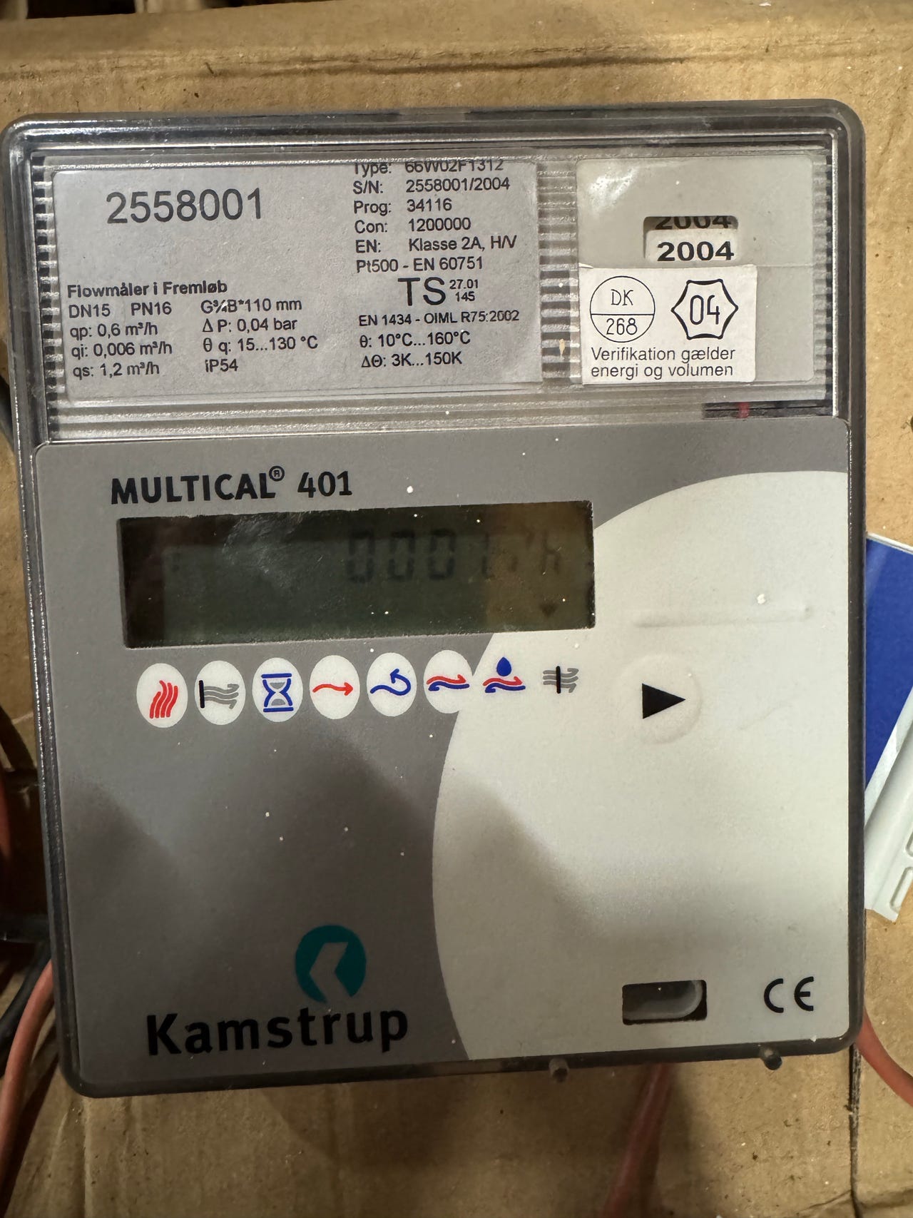 Kamstrup Multical 401 varmemåler – digital varme- og forbrugsmåler | DBA
