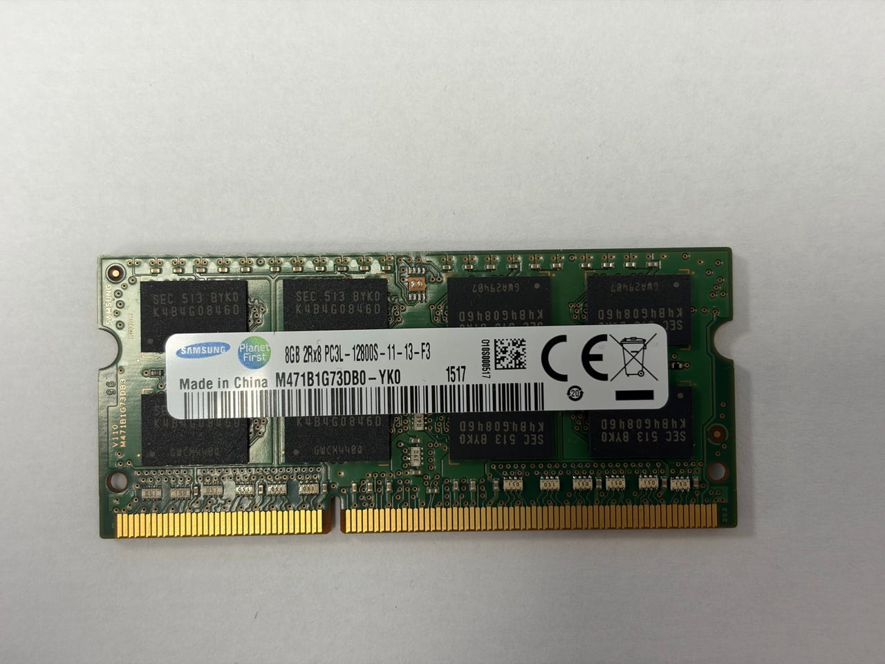Samsung 8GB DDR3L SO-DIMM laptop-RAM | DBA