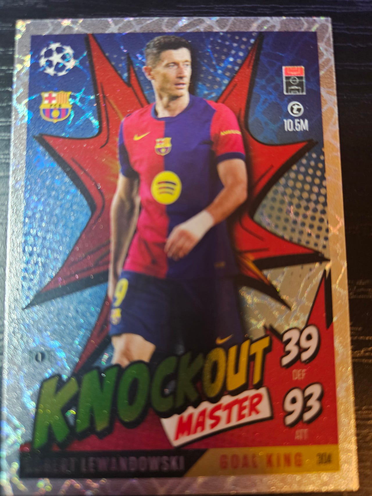 Robert Lewandowski Knockout Master Fodboldkort | DBA