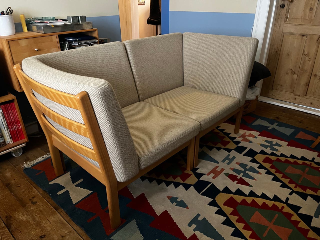 Hans J. Wegner GE280 3 pers. modulsofa | DBA
