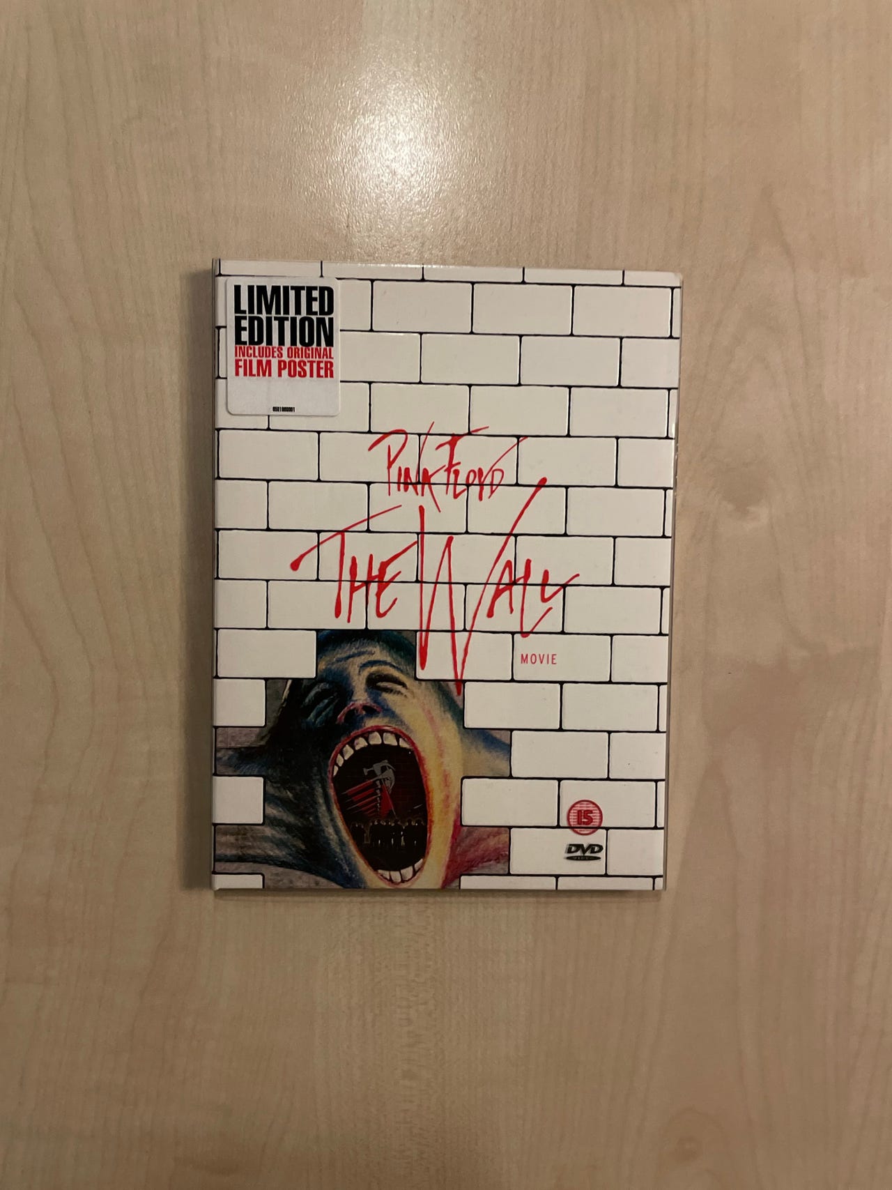 Pink Floyd The Wall DVD limited edition med original filmposter | DBA