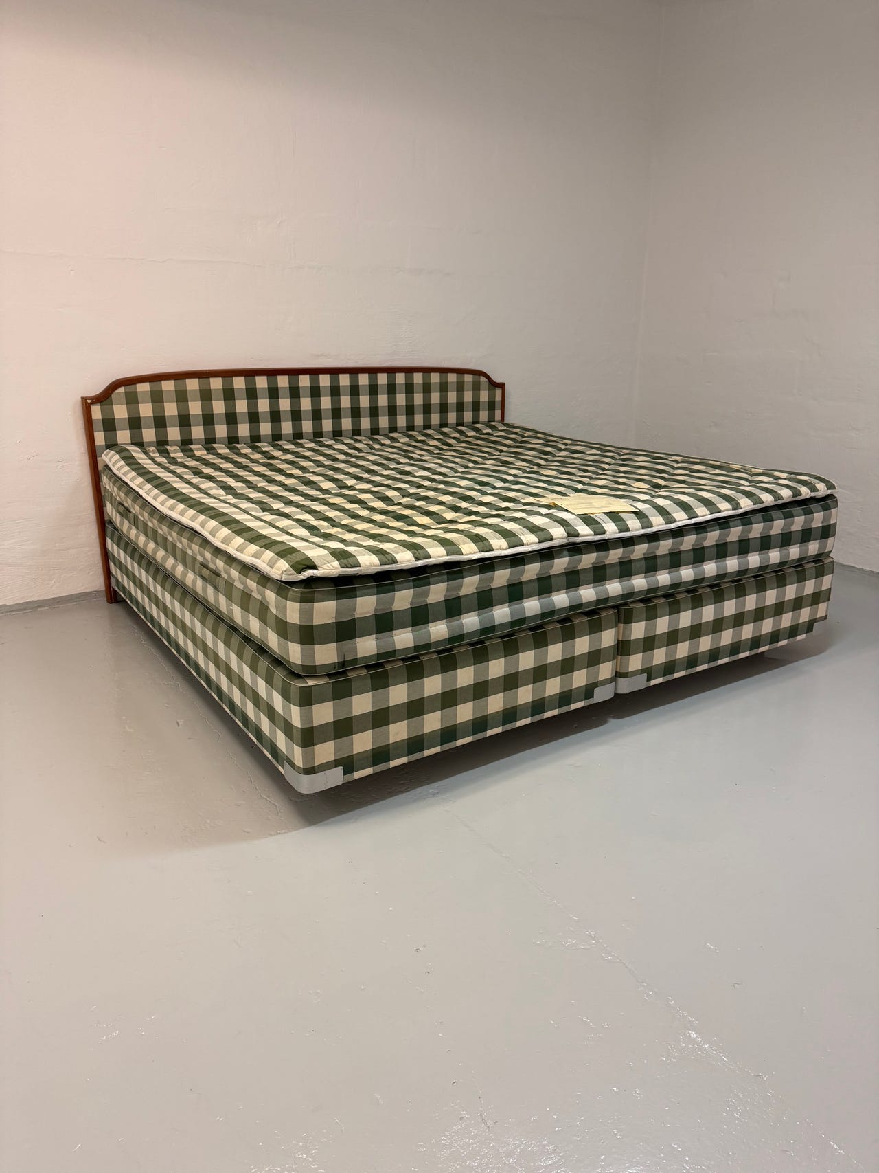 Hästens 2000T dobbeltseng m. gavl – 210x200 cm (m. kvittering) | DBA