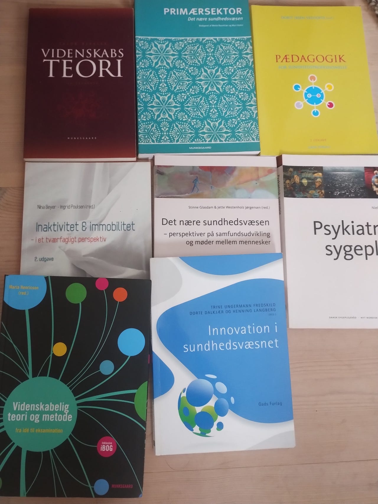 Diverse fagbøger sundhedsvæsen pædagogik og videnskabelig metode | DBA