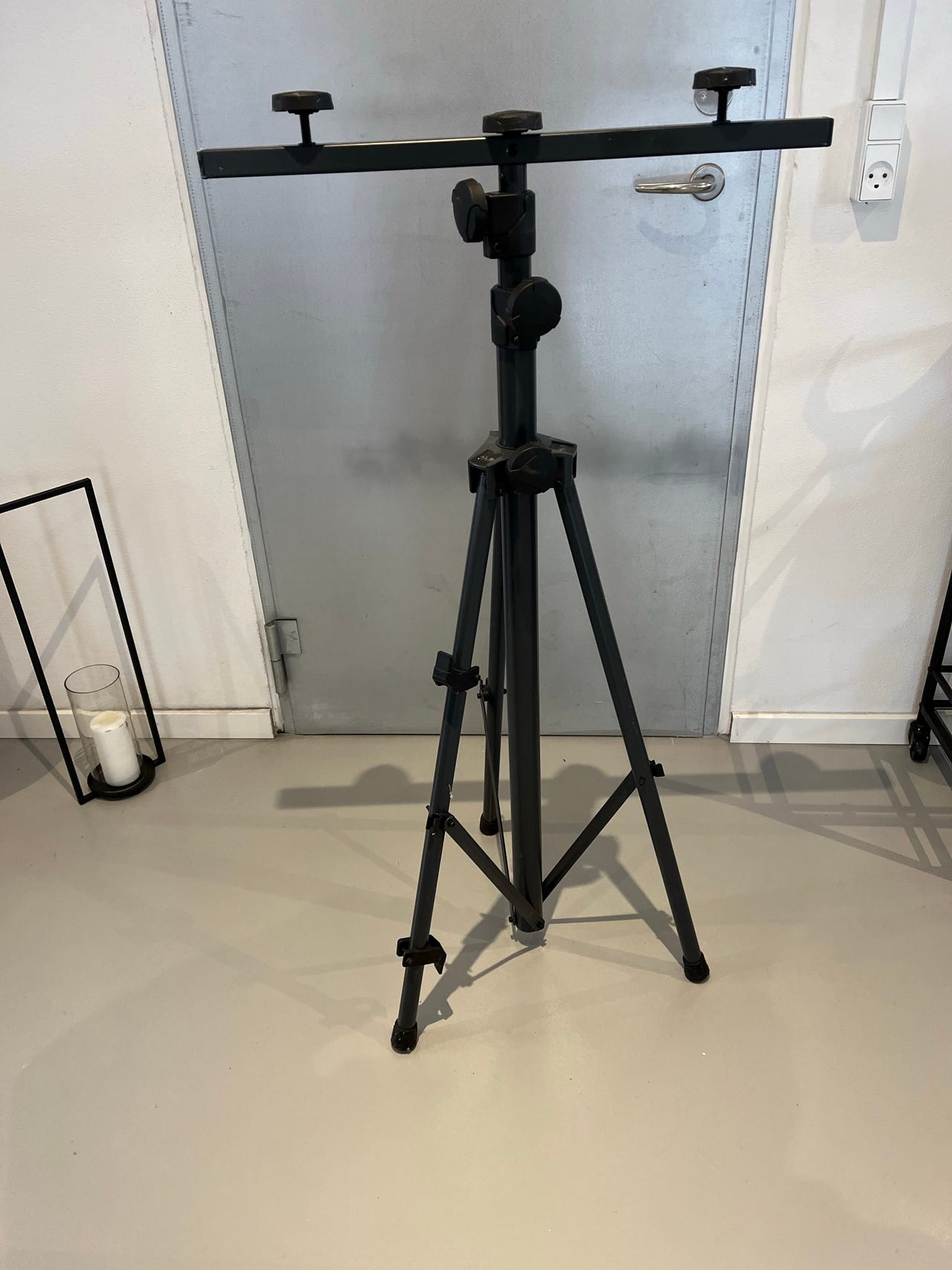 ALS stativ teleskopstativ sort | DBA
