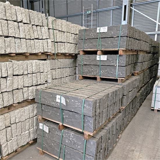 ABC Sort basalt kantsten - Gulv og granit - New | DBA