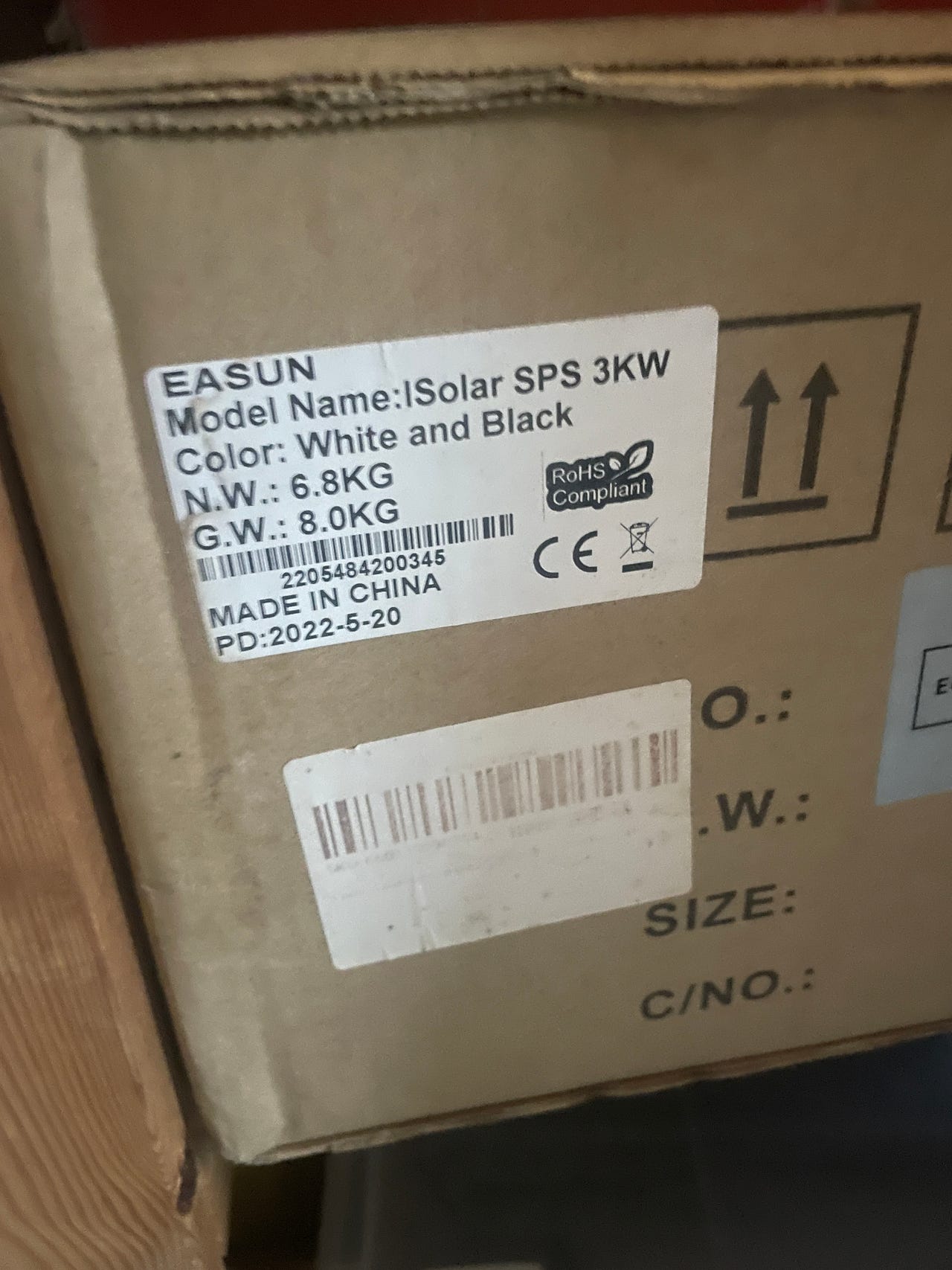 EASUN Hybrid Inverter 3KW (24V) – Ny i kasse | DBA