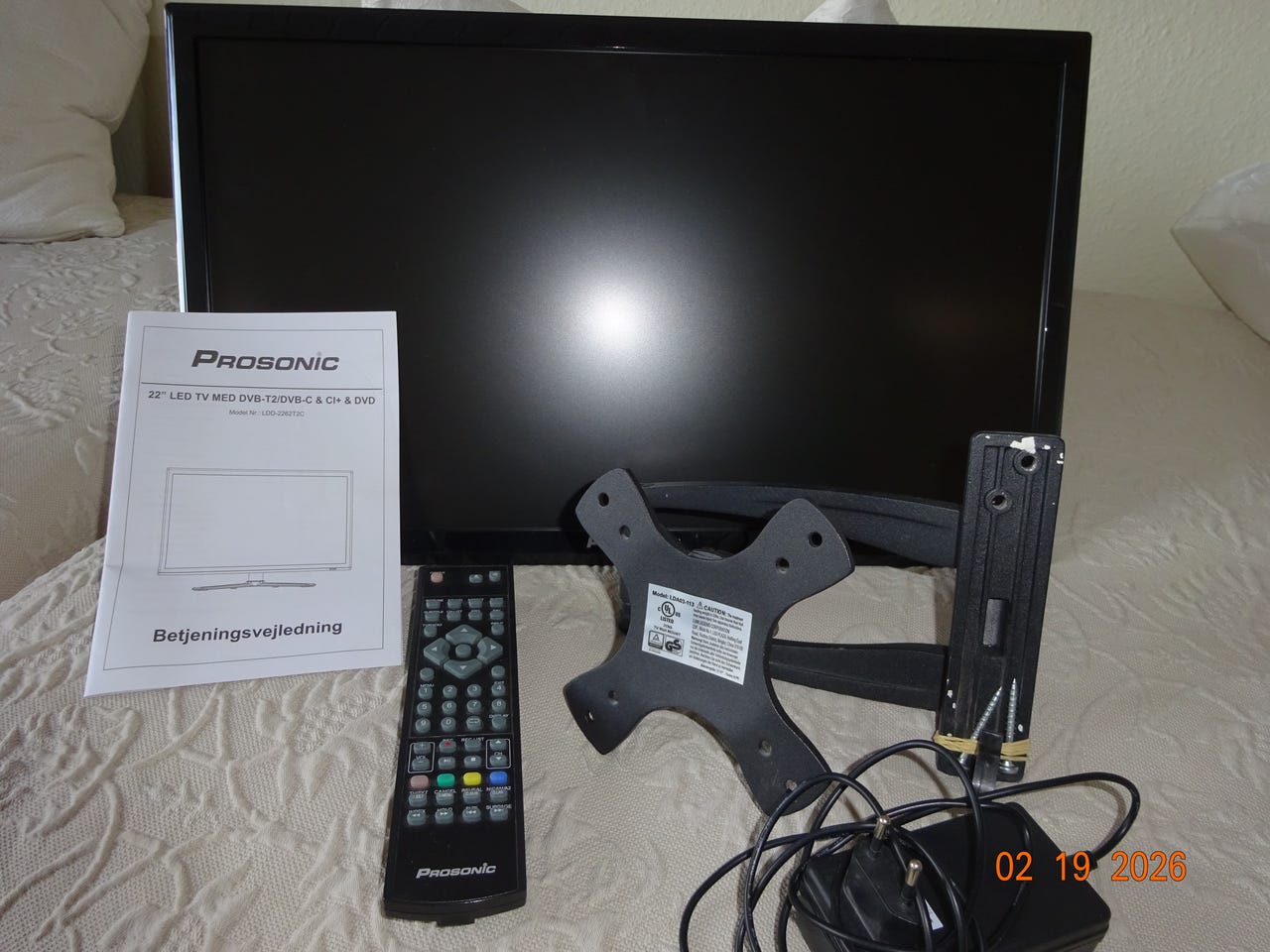 Prosonic fladskærms-tv 22" sort | DBA