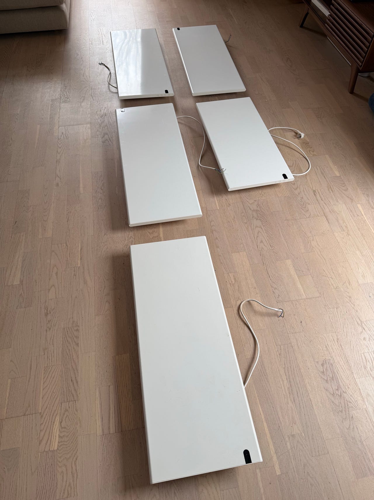 5 x Adax NP KDT elradiator hvid 230V | DBA