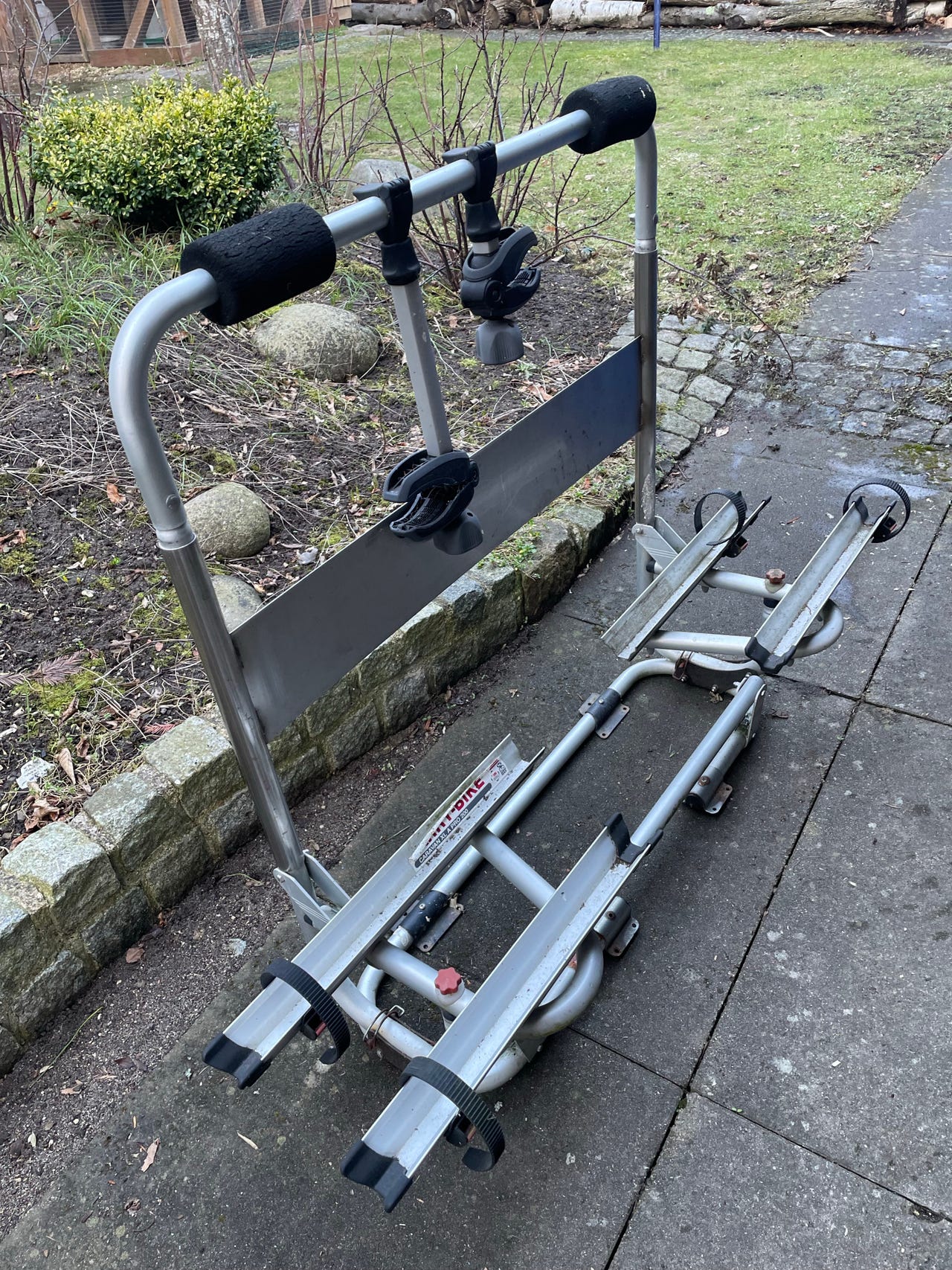 cykelholder til campingvogn 2 cykler sølv | DBA