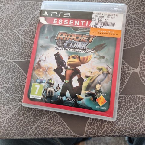 PS3 spil Ratchet Clank Tools of Destruction | DBA